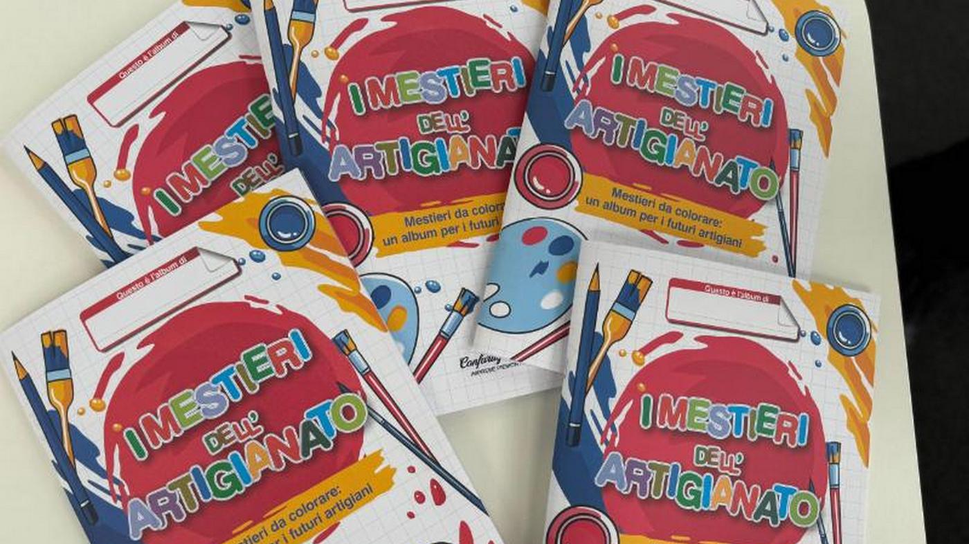 Un album da colorare sui mestieri dell’artigianato | Regione Piemonte ...